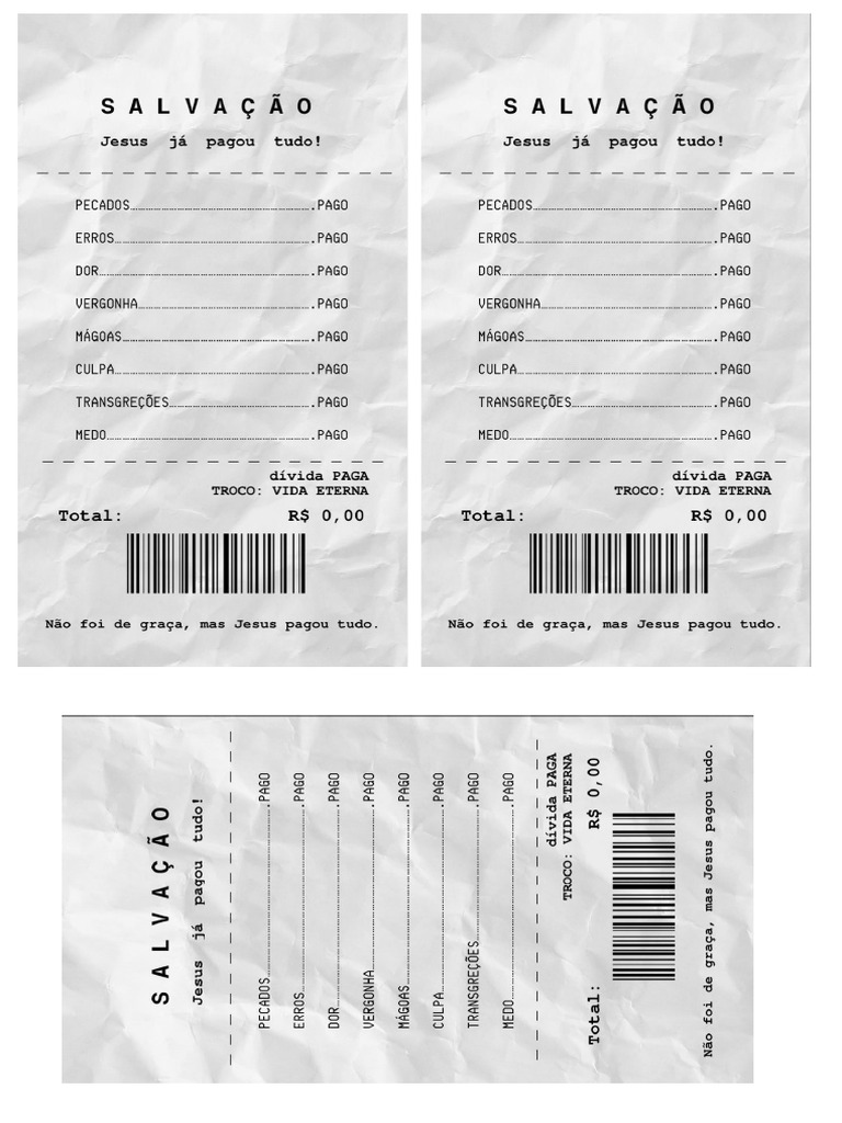 Evangelismo Jesus Pagou | PDF