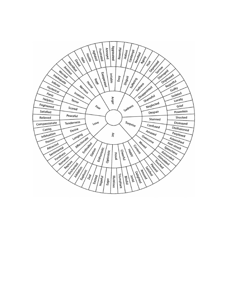 Emotions Wheel | PDF