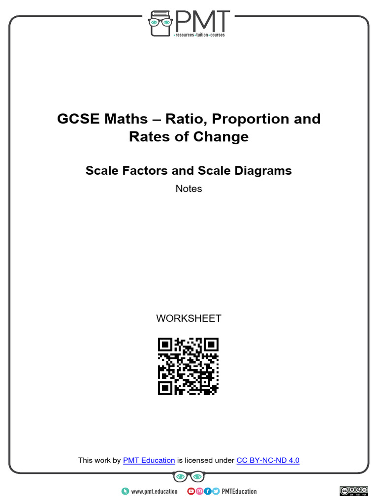 Scale Factors and Scale Diagrams | PDF | Length | Map