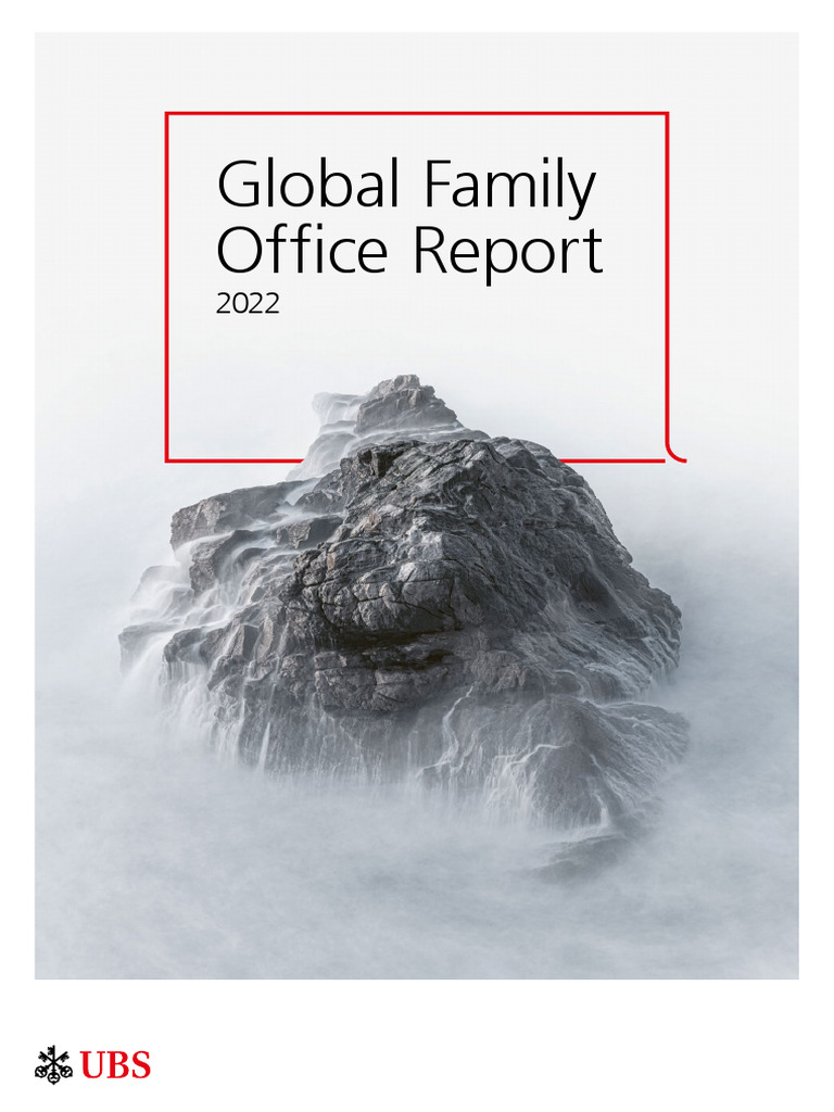 UBS Global Family Office Report 2022 | PDF | Asset Allocation | Investing