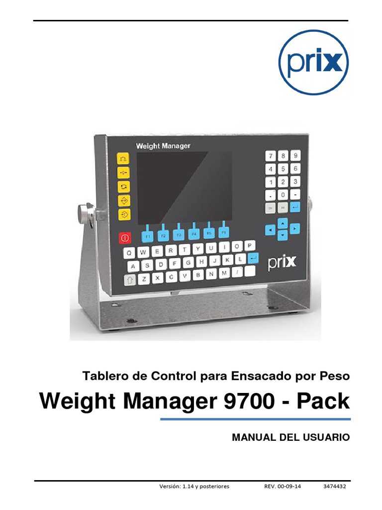 Weight Manager 9700 Pack | PDF | Contraseña | Menú (Computación)