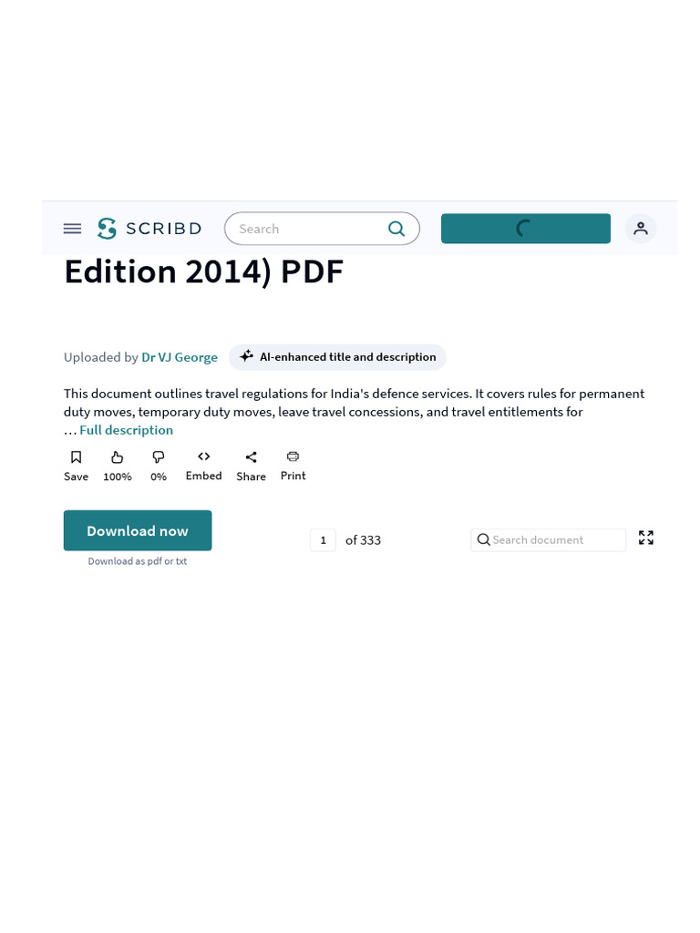 document489050674DSR Travel Regulations Revised Edition 2014 PDF | PDF