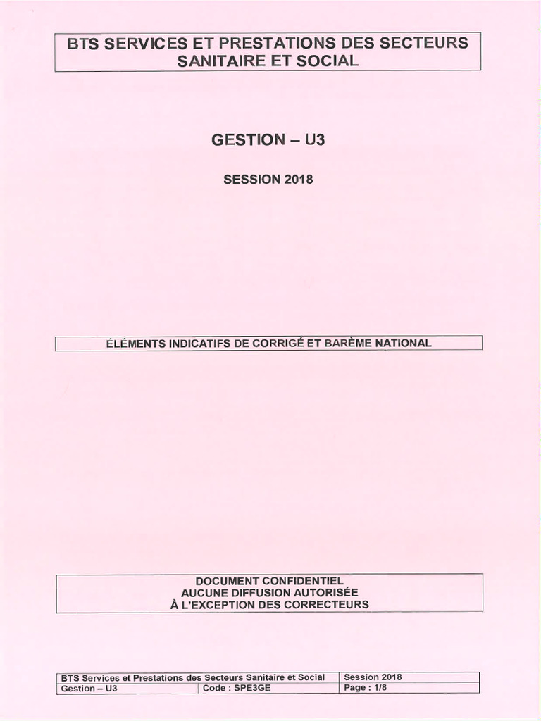 2018 E3 Met Corrige | PDF