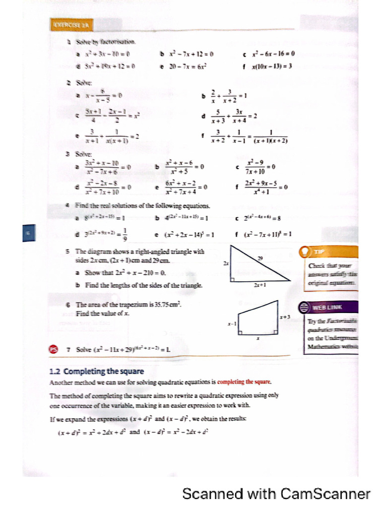 International A Level p1 Pure Math CH 1 Part 1 | PDF