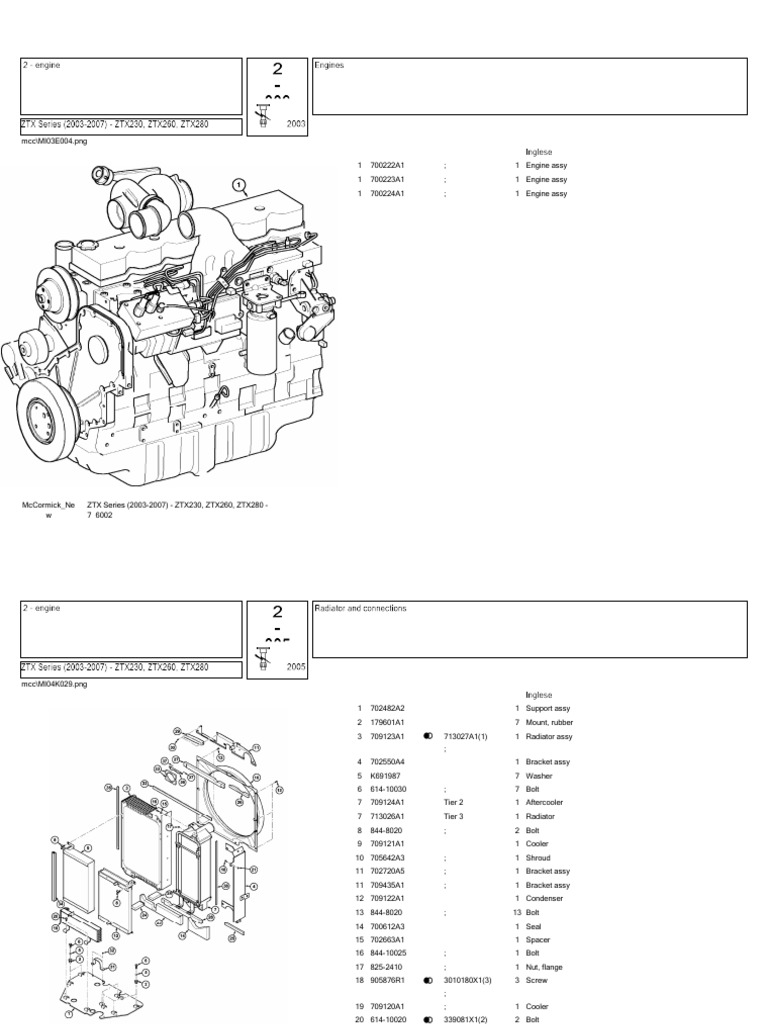 McCormick ZTX Series ZTX230 ZTX260 ZTX280 - Parts Manual | PDF | Electrical Connector | Washer ...