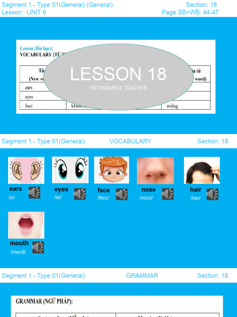 Lesson 18 Pre - Starters 1 Powerpoint | PDF