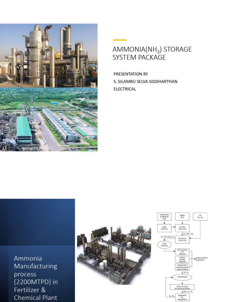 Ammonia Storage System Package Presentation | PDF | Pump | Ammonia