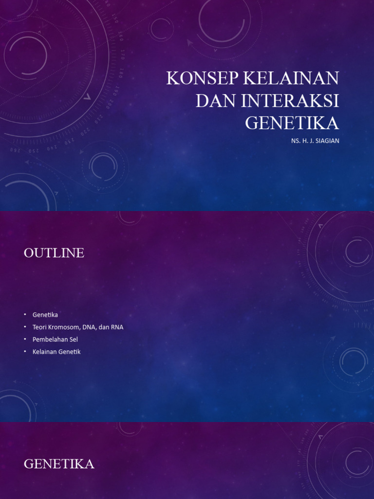Konsep Kelainan Dan Interaksi Genetika | PDF | Ilmu Sosial | Kesehatan Holistik