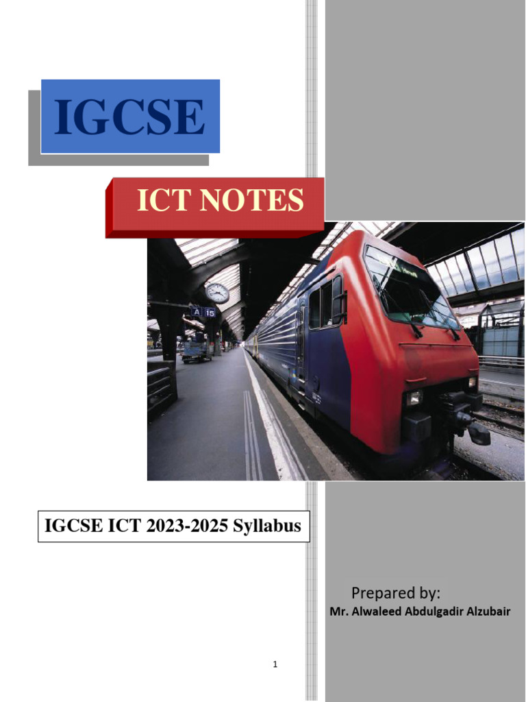 Igcse Ict Notes Pdf Numbers Spreadsheet