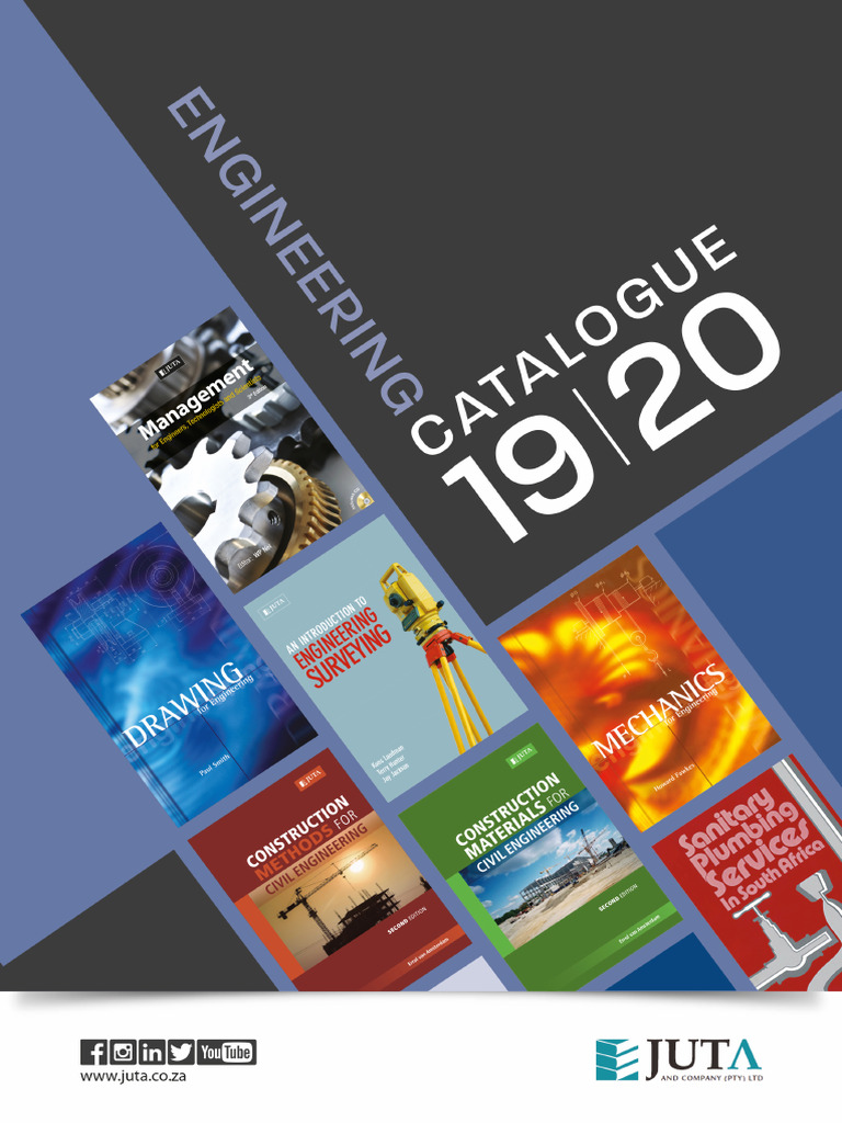 Juta Engineering Catalogue 2019 2020 FULL BOOK | PDF | Surveying ...