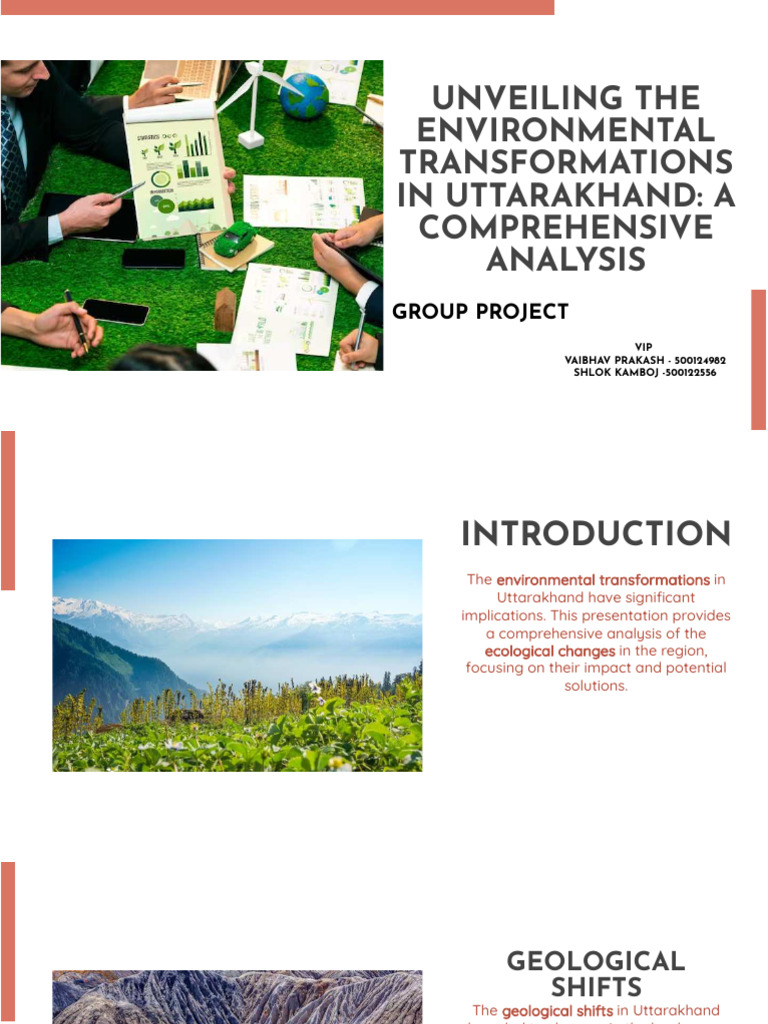 Environmental Transformations in Uttarakhand | PDF | Sustainability ...