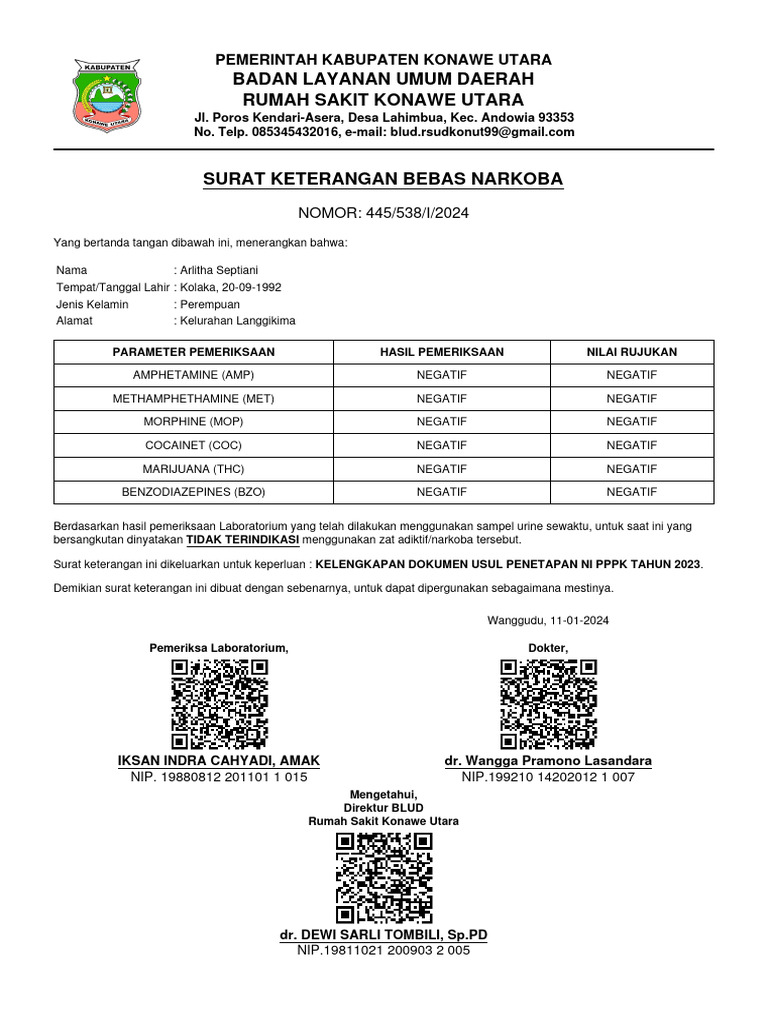 Hasil Pemeriksaan SKBN | PDF