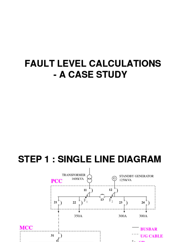 5.0 FAULT LEVEL CALCULATIONS-CS | PDF | Electrical Resistance And Conductance | Materials Science