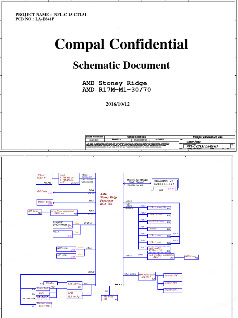 CTL51 LA-E841P r0.1 | PDF | Computer Science | Computing