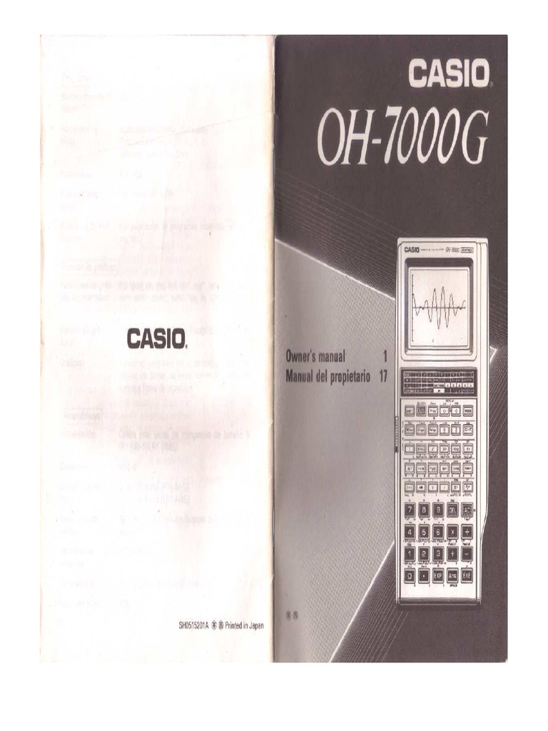 Oh 7000 G | PDF