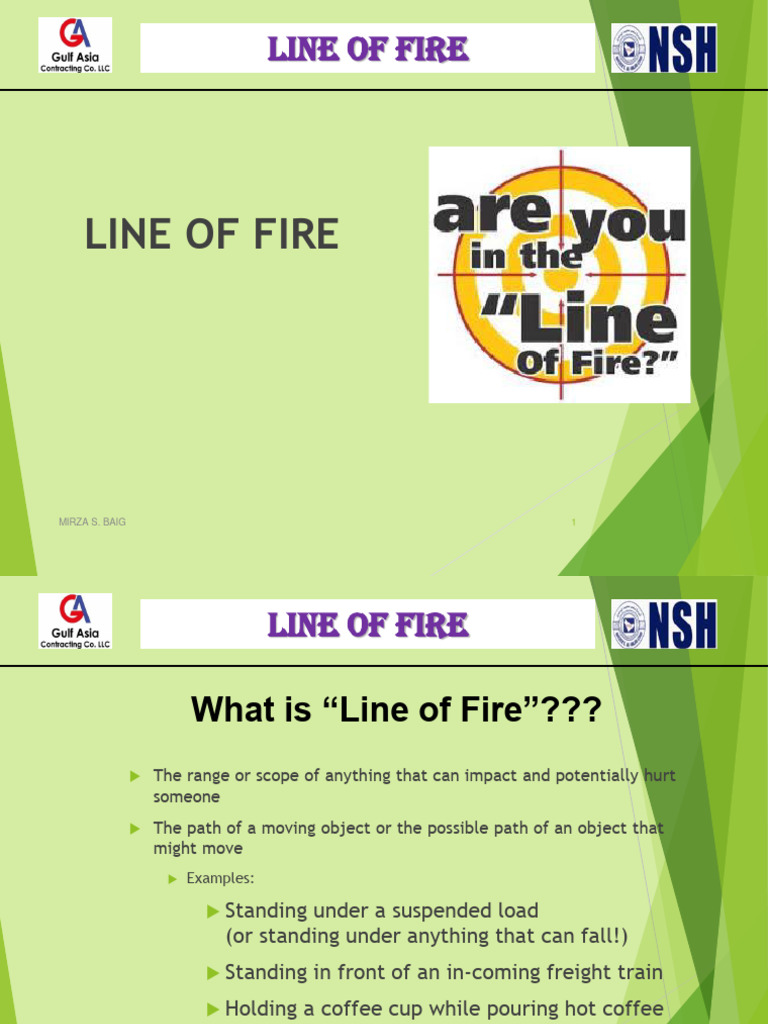 Evid. # 2.6 Line of Fire Safety Presentation | PDF | Hand | Pipe (Fluid ...
