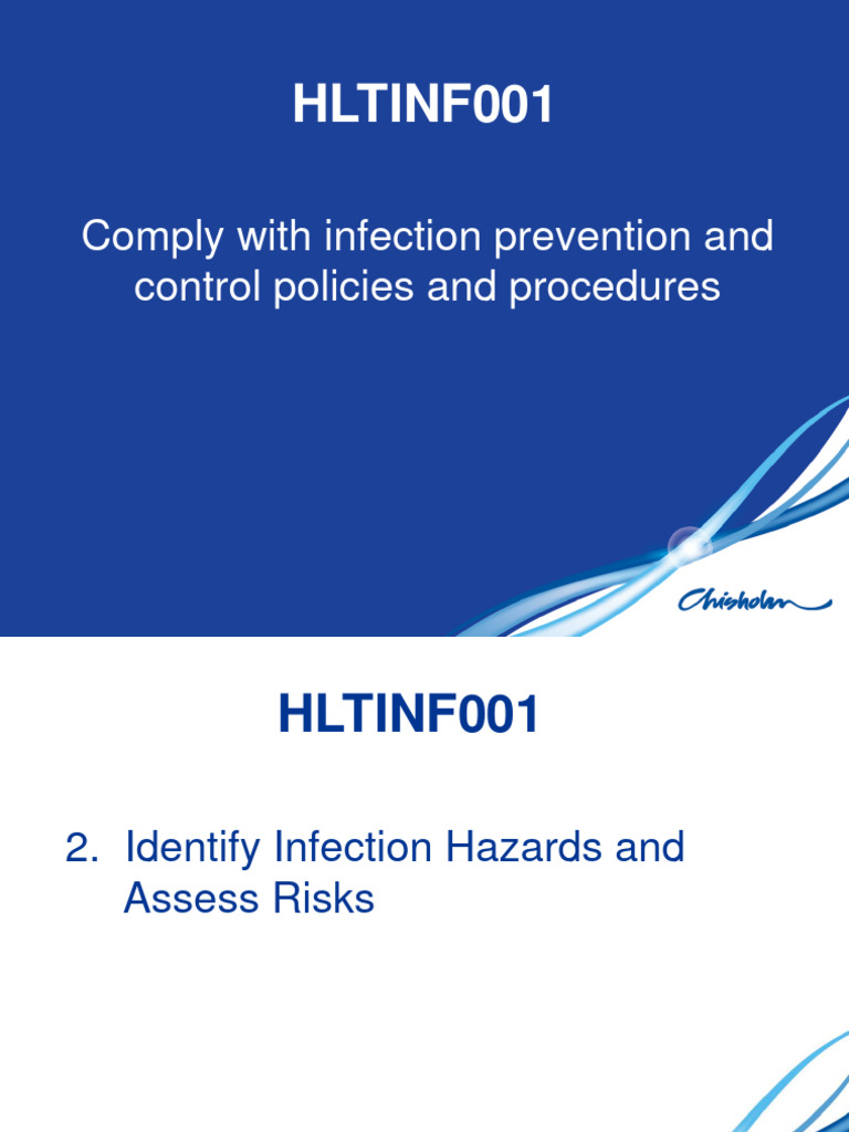 2 Identify Infection Hazards and Assess Risk | PDF | Infection | Hand ...