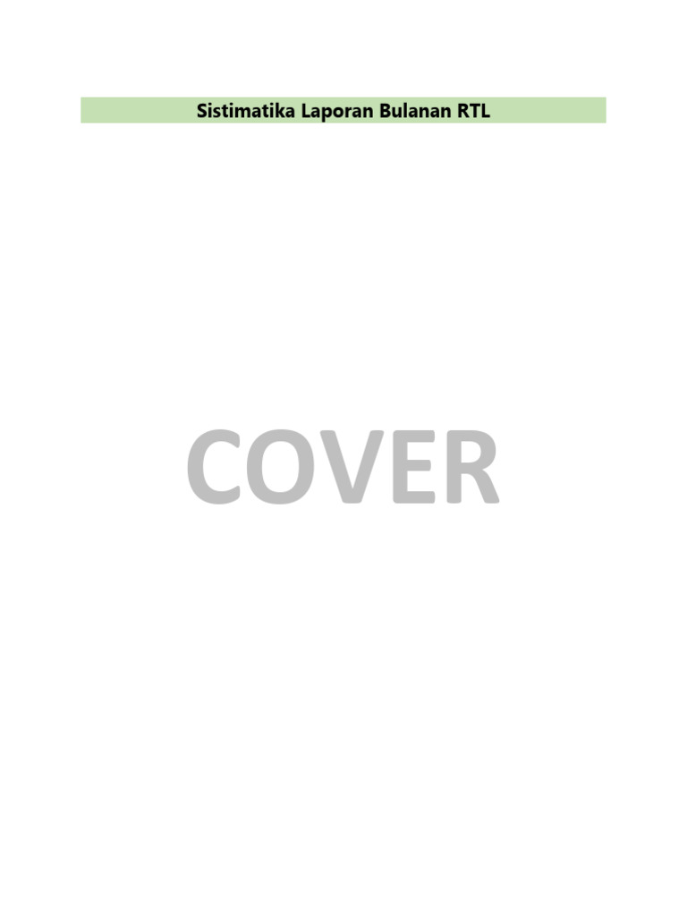 Outline Laporan Rtl-Ass-kptm-tpm Komp.A | PDF