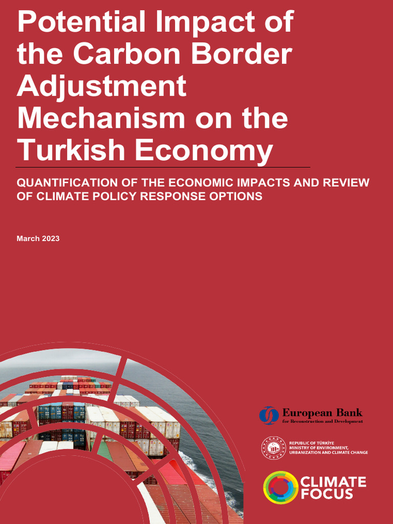 Impacts of CBAM On Turkiye Phase 2 Report 1692687315 | PDF