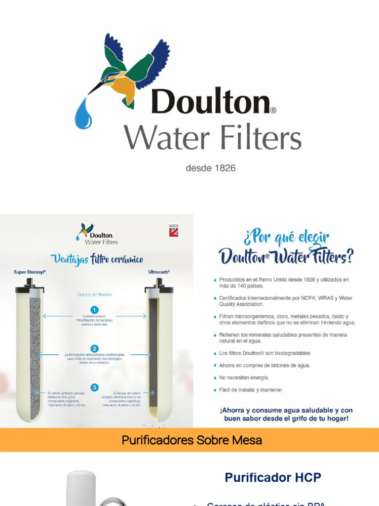 Catálogo Doulton Water Filters | PDF | Tap (Válvula) | Ingeniería ...