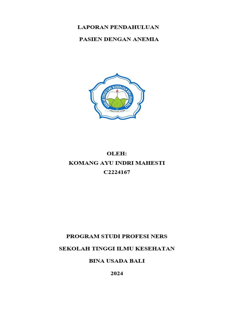 LP Anemia KMB 2024 | PDF