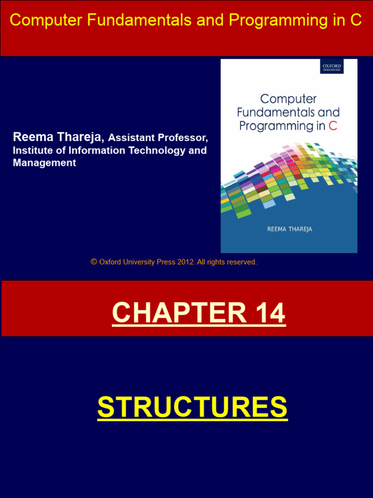 Ch-14-Structure Union Enumerated Data Types | PDF | Pointer (Computer Programming) | Computer ...