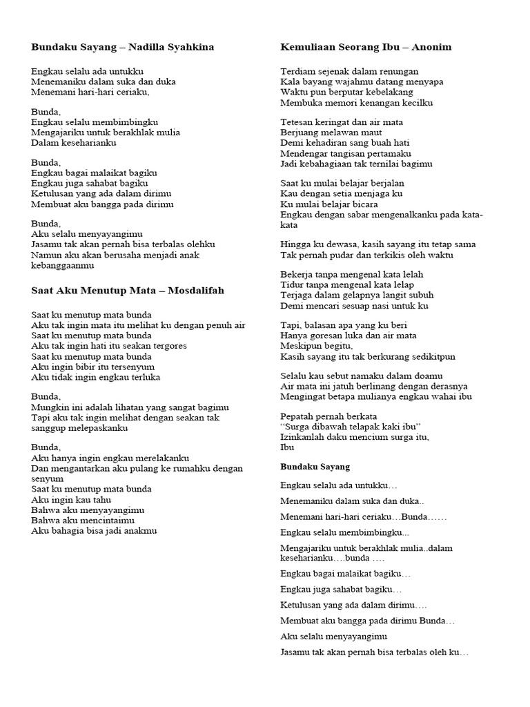 Puisi Ibu | PDF