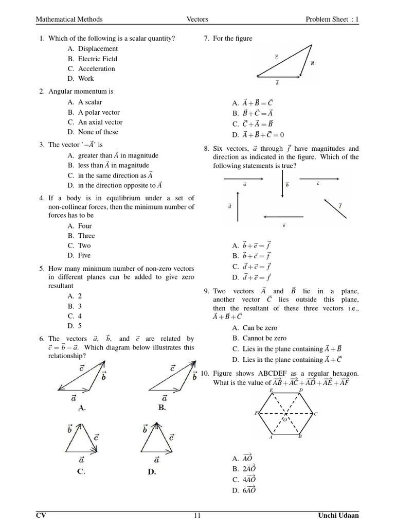 DPP 11 016 CV | PDF | Euclidean Vector | Force