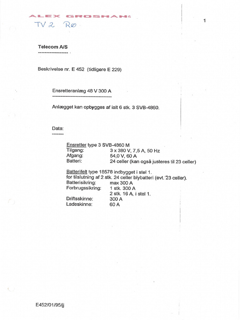 Grossman 48V Ensretter | PDF