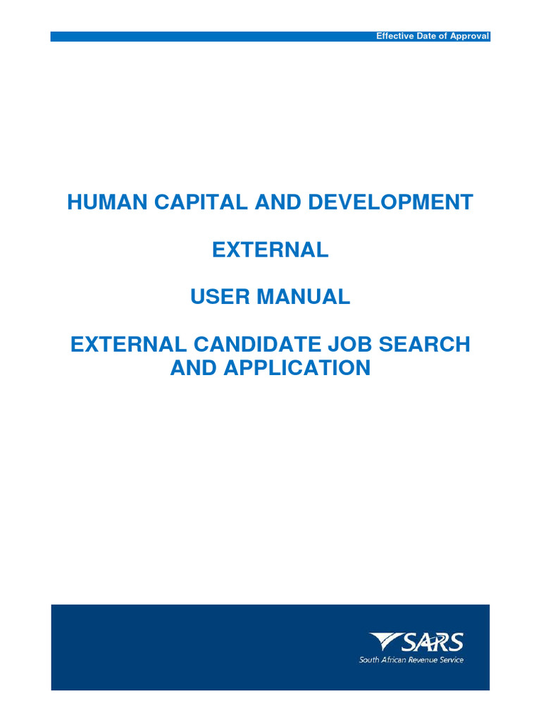How To Apply For Vacancies Manual External Manual | PDF | Linked In ...