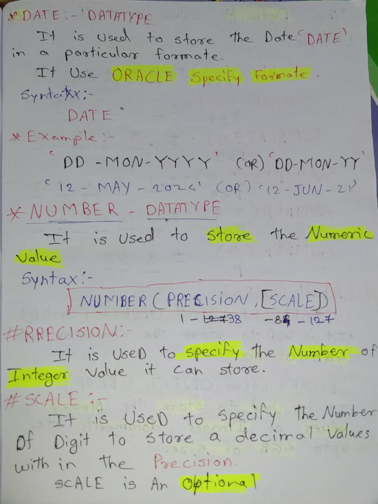 Data Ype Pdf
