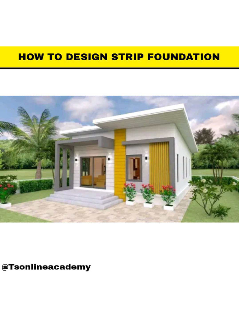 HOW TO DESIGN STRIP FOUNDATION | PDF