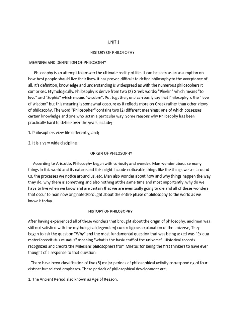 Summary Note On GST 112 (Philosophy & Logic) | PDF | Argument | Rationalism