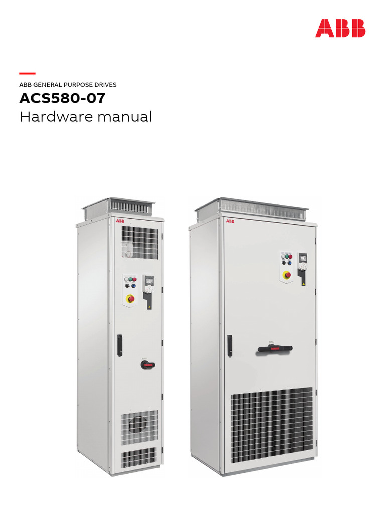ACS580-07 Hardware Manual | PDF | Fuse (Electrical) | Electrical Wiring