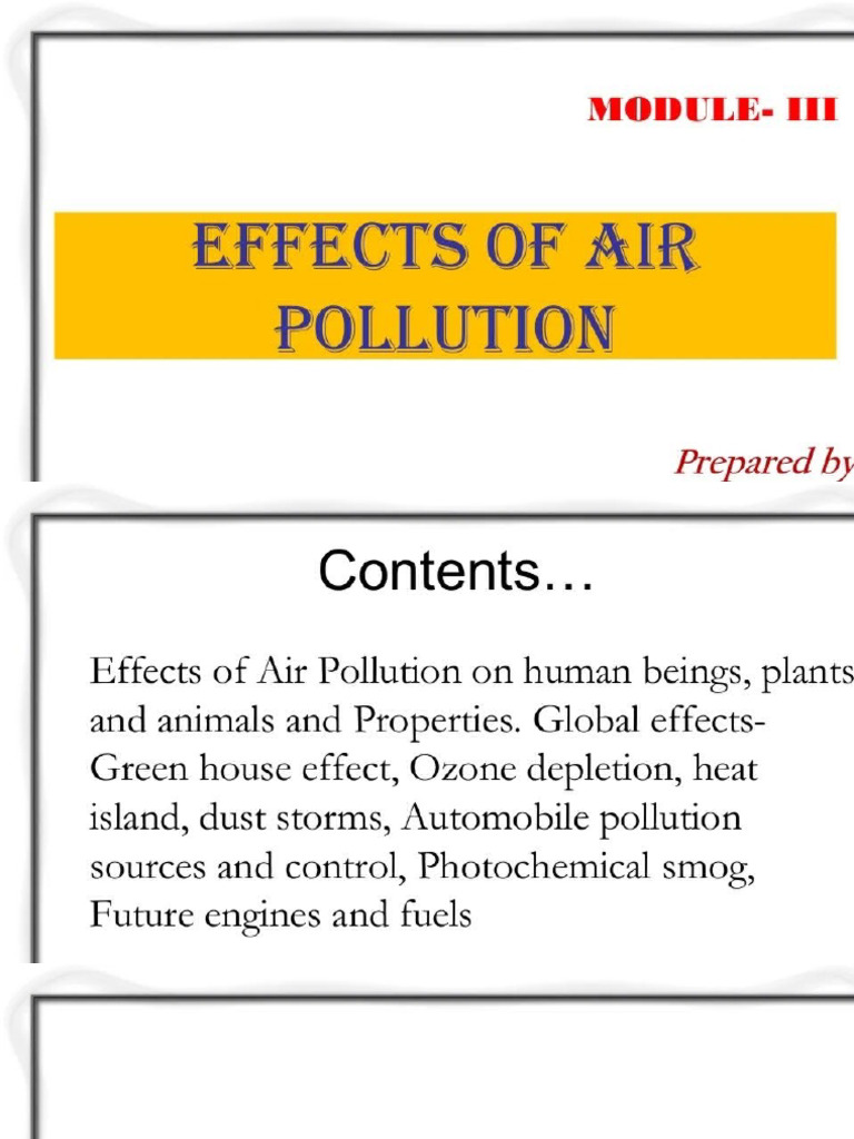 Air Pollution 2 | PDF