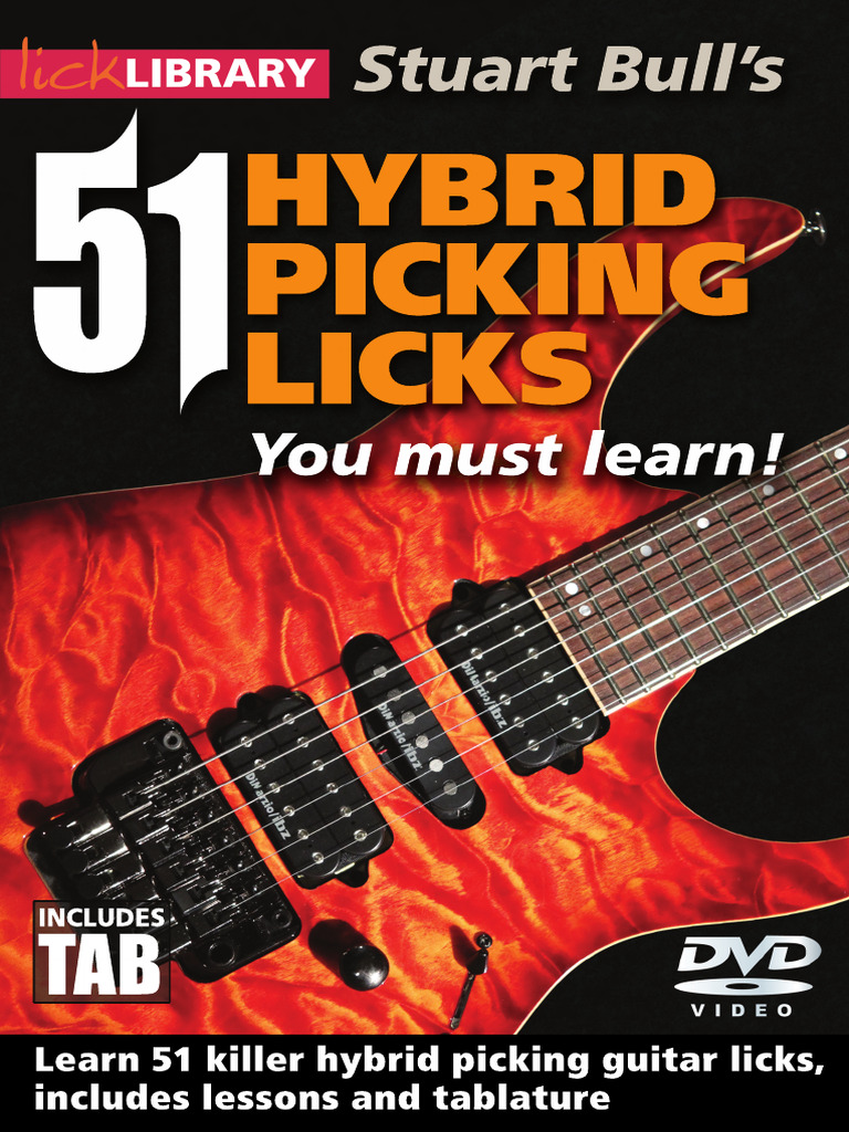 51 Hybrid Picking Licks Tab Book | PDF