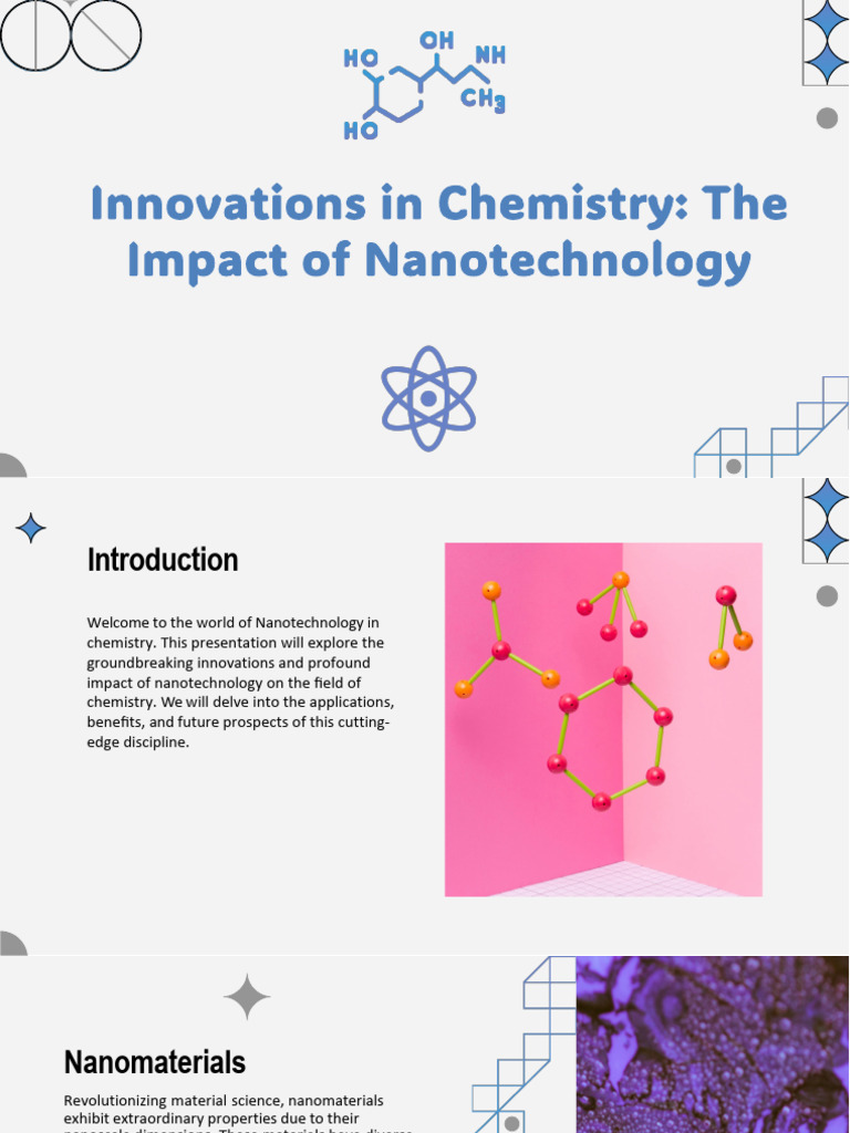 Innovations in Chemistry The Impact of Nanotechnology | PDF | Science & Mathematics