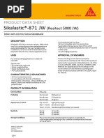Sikalastic®-726 Balcony One Shot: Product Data Sheet | PDF | Humidity | Concrete