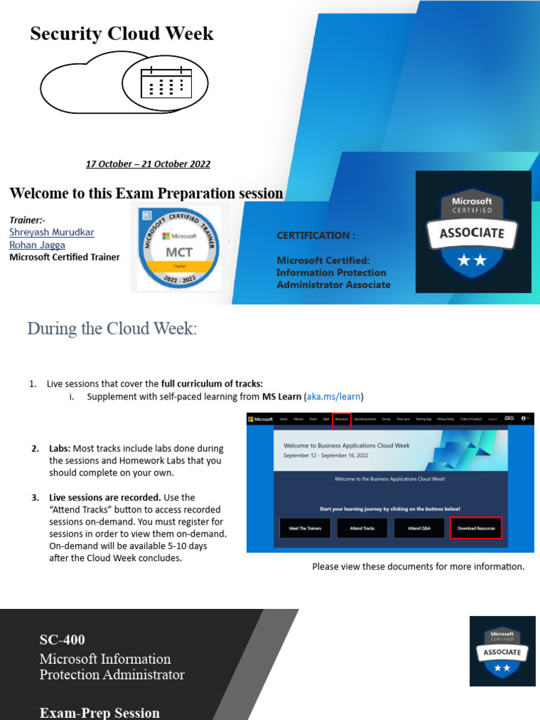 SC 400 ExamPrep | PDF | Certification