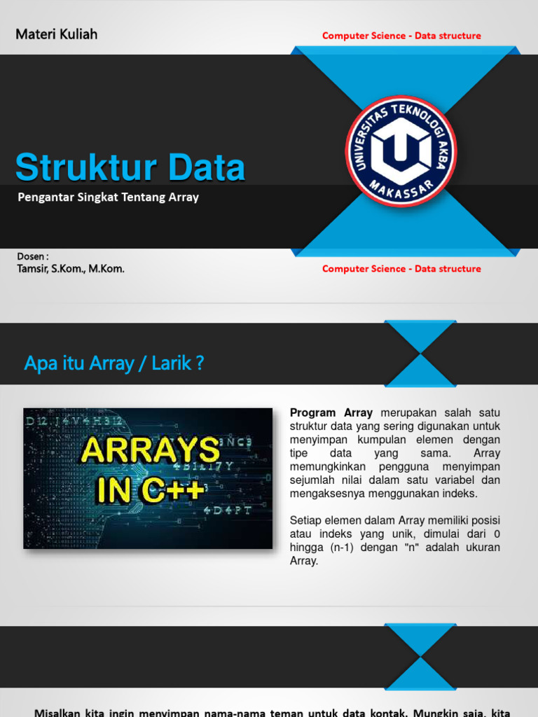 Pengantar Singkat Tentang Array | PDF