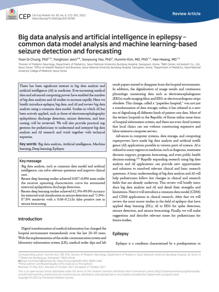 2022 Chung _ cep-2021-00766 | PDF | Artificial Neural Network | Machine Learning