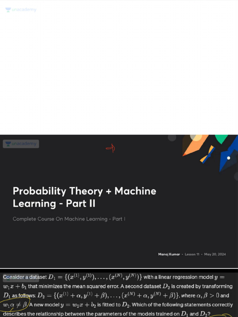 Probability Theory Machine Learning Part II With Anno | PDF