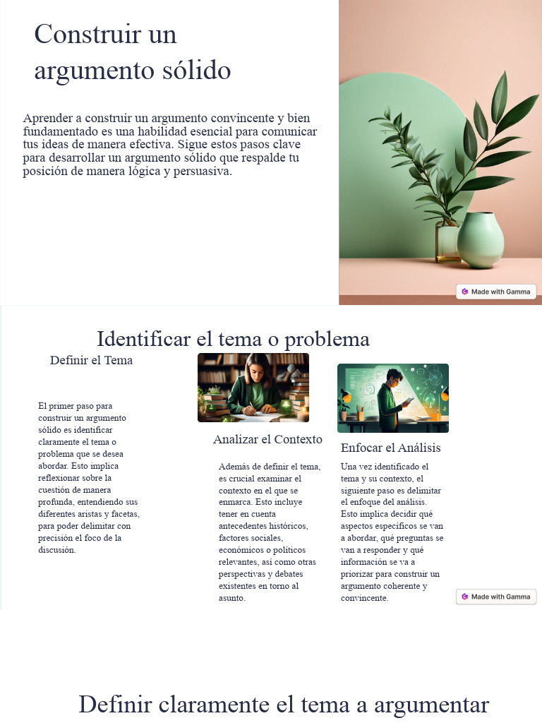 UNIDAD II ACTIVIDAD 2 Construir-un-argumento-solido | PDF | Argumento ...