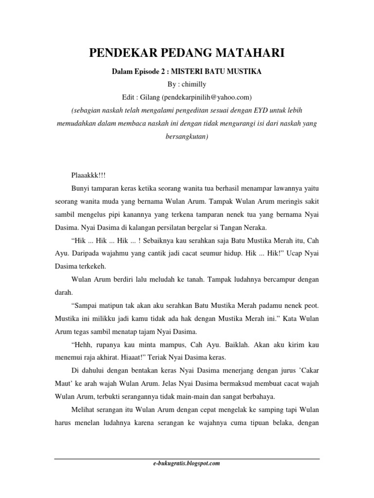 PM02. Misteri Batu Mustika | PDF