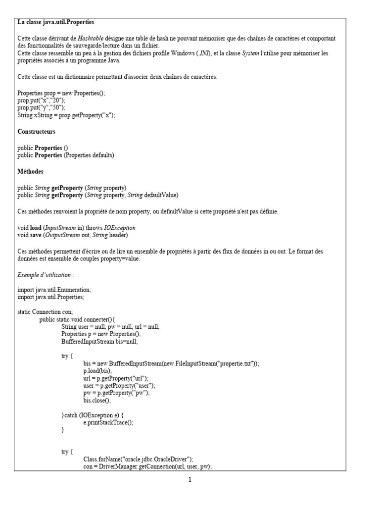 Utilisation de PreparedStatement en Java | PDF | Java (Langage de ...