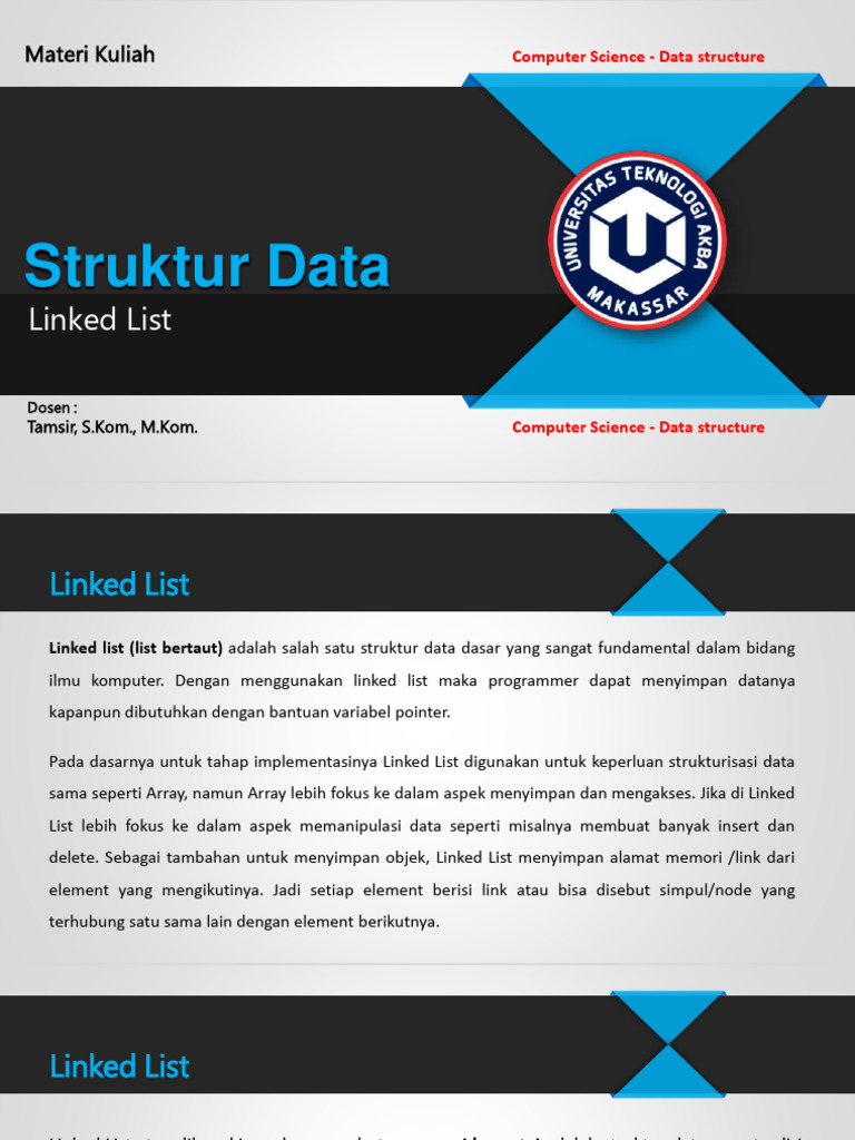 Pengantar Singkat Tentang Linked List | PDF