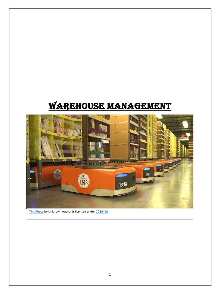 Warehouse Management | PDF | Warehouse | Inventory