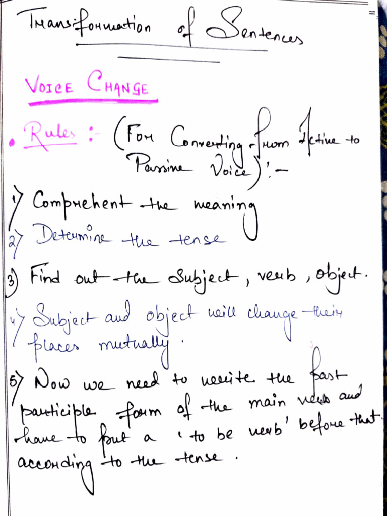 Voice Change | PDF
