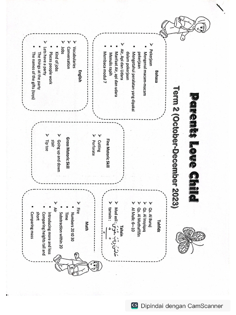 Parent Love Child Term 2 k2 | PDF