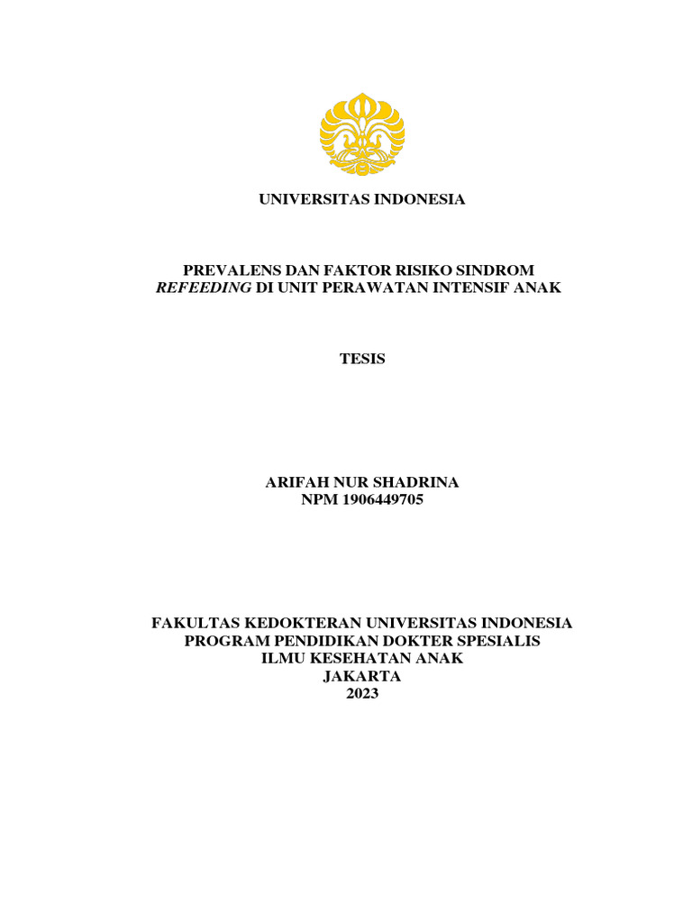 Tesis Format UI Rev 1 | PDF